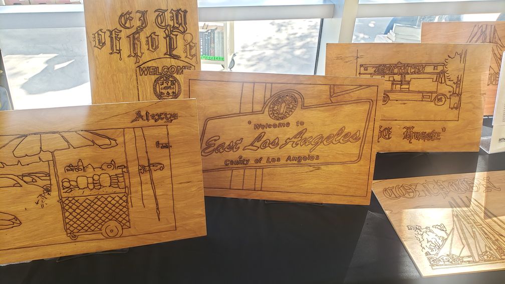 Laser Cut Wood Plaques ArtworxLA Carlos Gacharn Laser Cut Wood Plaques ArtworxLA Carlos Gacharn